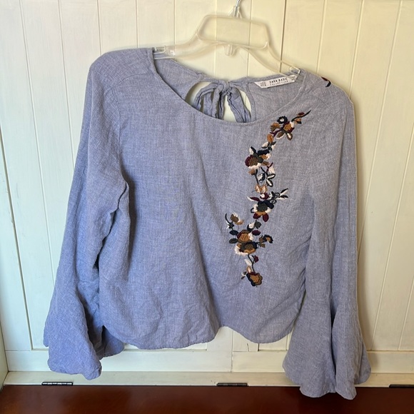 Zara | Tops | Zara Basic Collection Boho Top | Poshmark